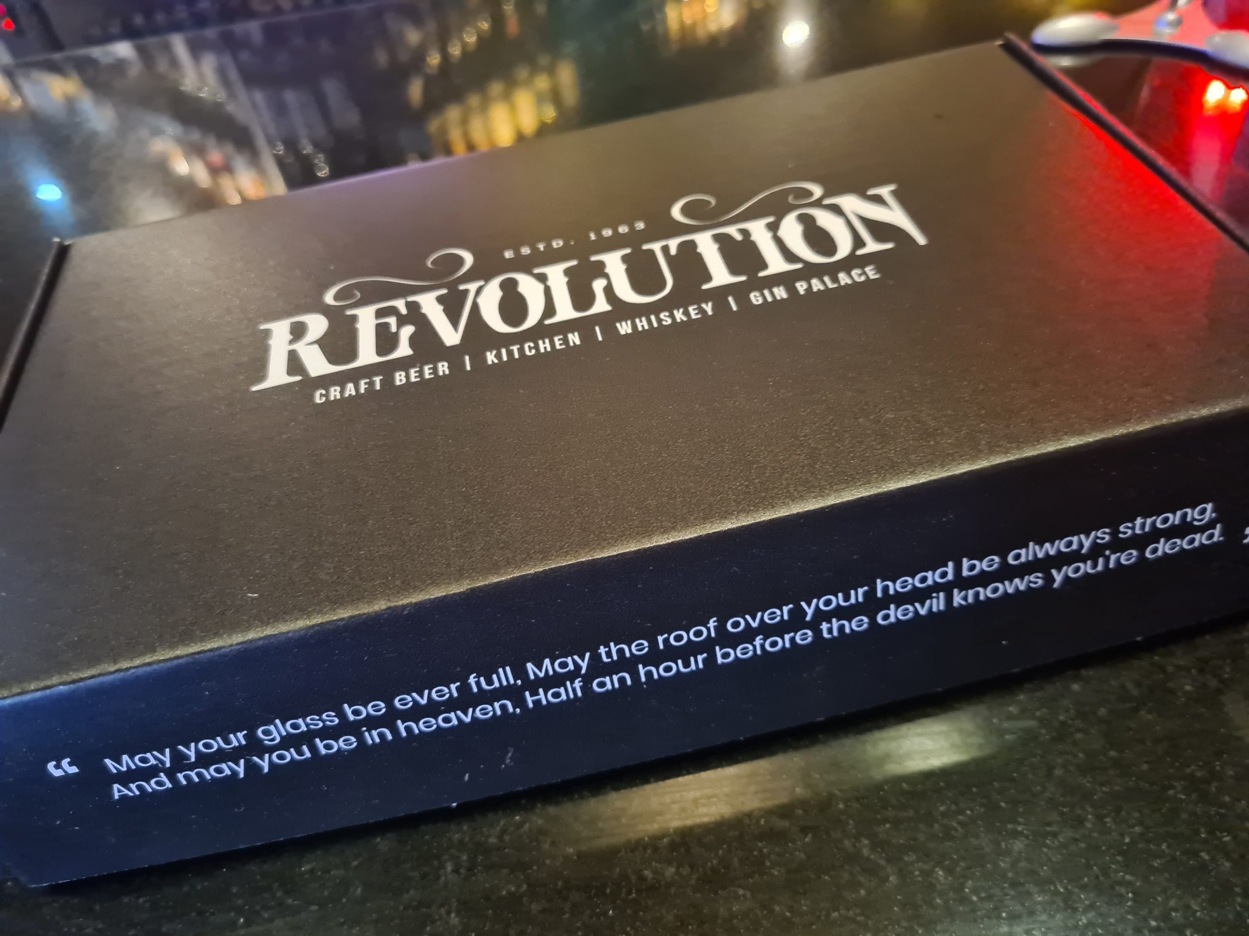 Revolution Mystery Box - 4 Tasting Bottles - Revolution Waterford